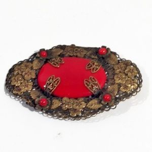 Vintage | Jewelry | Vintage Max Neiger Art Deco Czech Glass Brooch ...